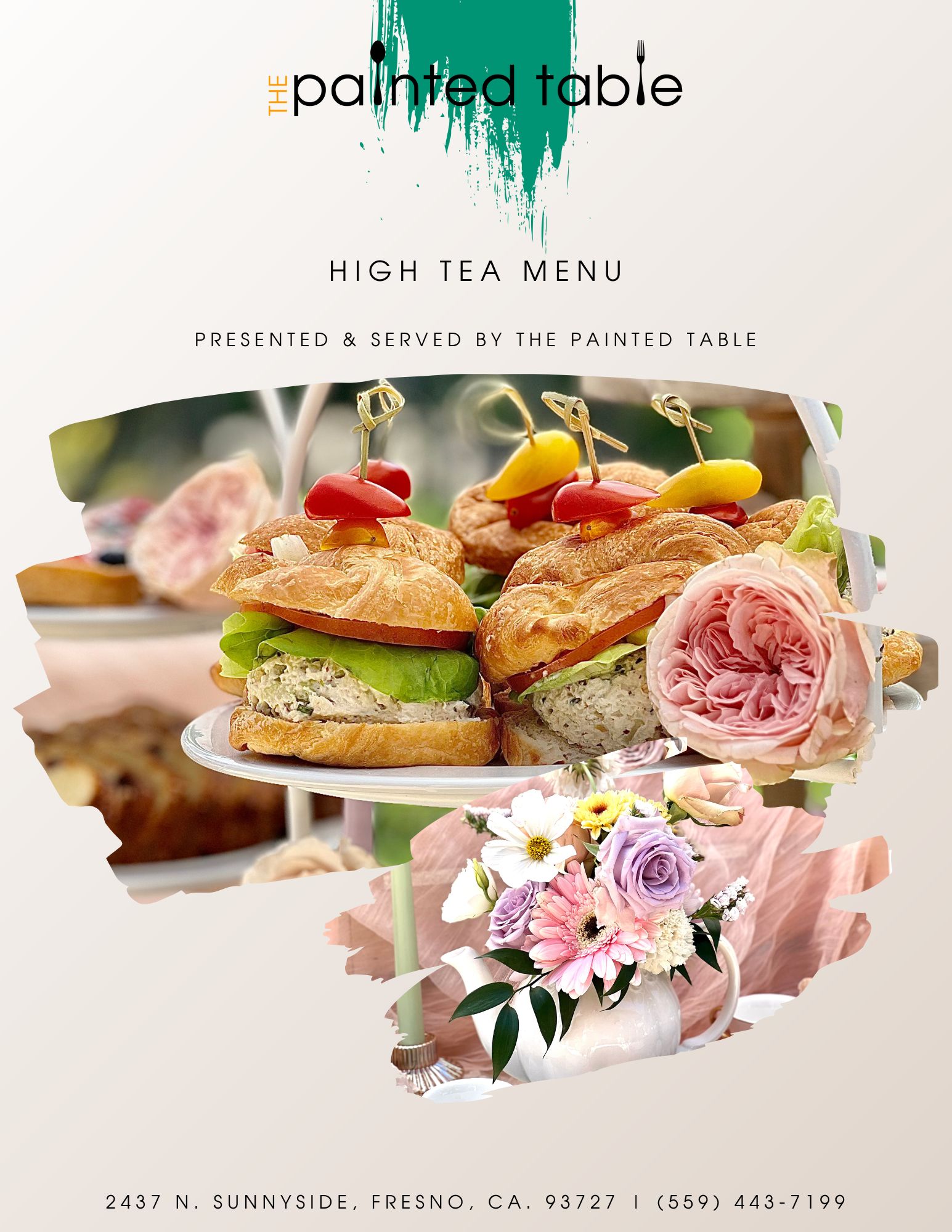 The Painted Tea Cup Menu